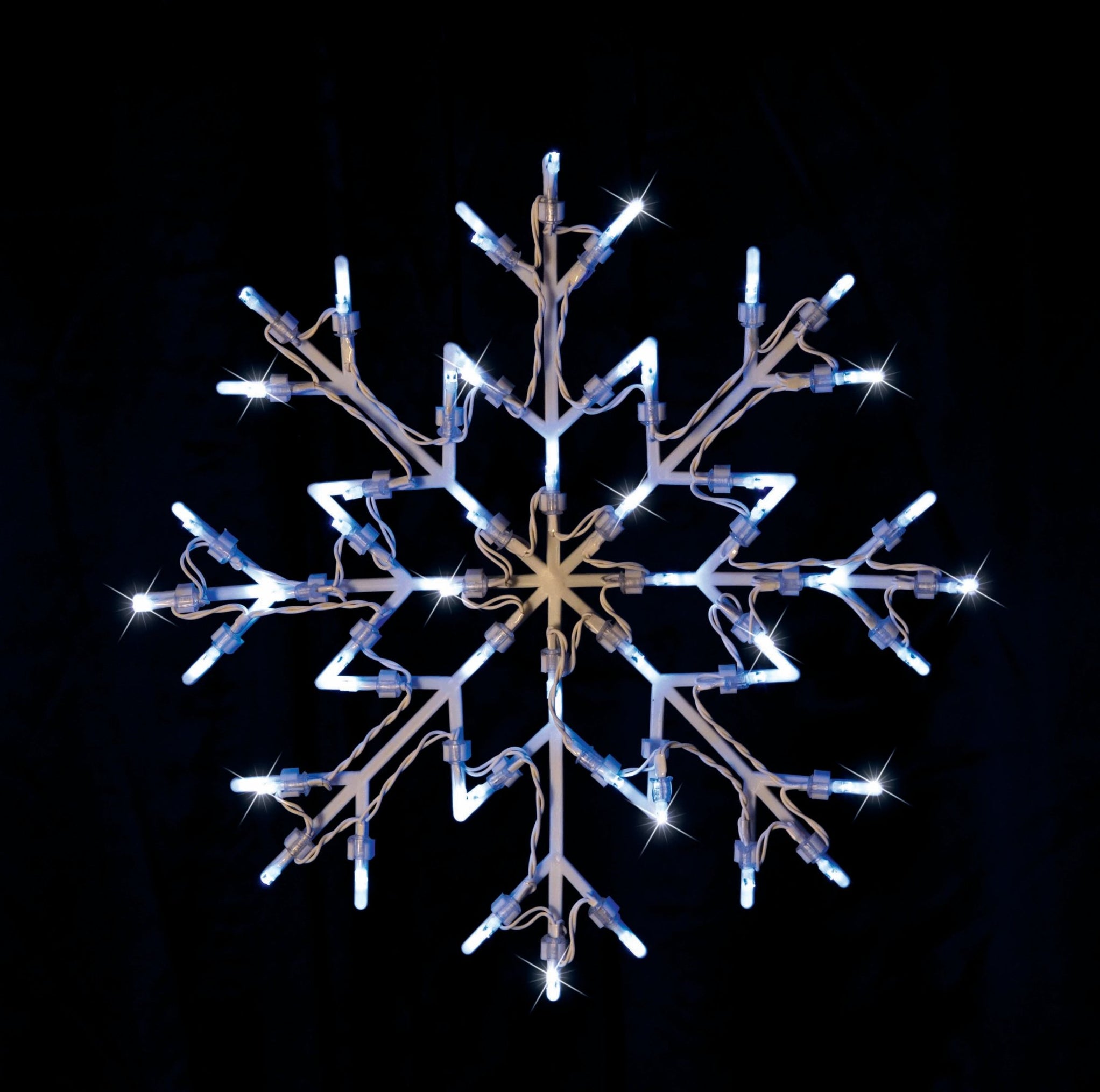 LED Snowflake Silhouette Flashing available in 2 Colors — Christmas Factory