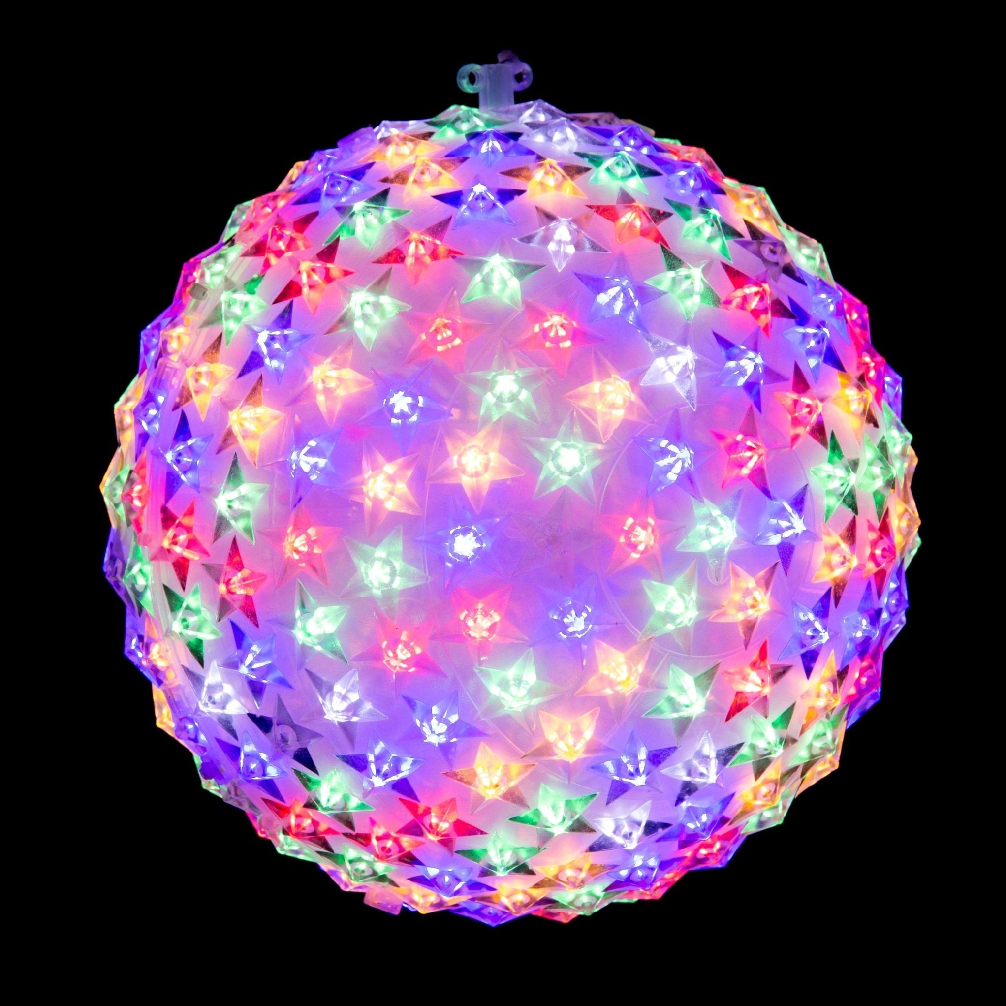 LED Star Ball 25cm Twinkle Multi-Color — Christmas Factory