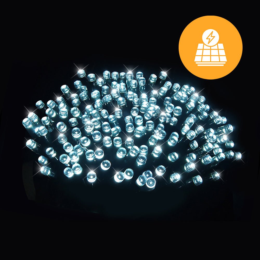 Solar 1000 LED Fairy Lights - available in 3 Colours — Christmas Factory